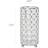 Amazon.com: Elegant Designs HG1002-CHR Elipse Crystal Decorative Flower ...