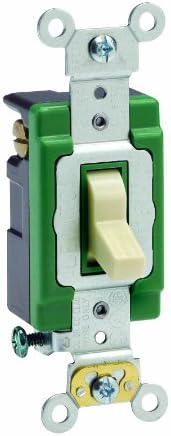 Leviton 3032-2E 30 Amp, 120/277 Volt, Toggle Double-Pole AC Quiet ...