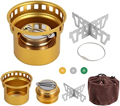 Amazon.com: HUANSHA 2 In 1 Mini Alcohol Stove For Camping, Portable ...