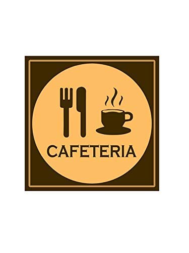 SIGNOOGLE® Cafeteria Acrylic Laminated 3mm Sign Board Plate Display for ...