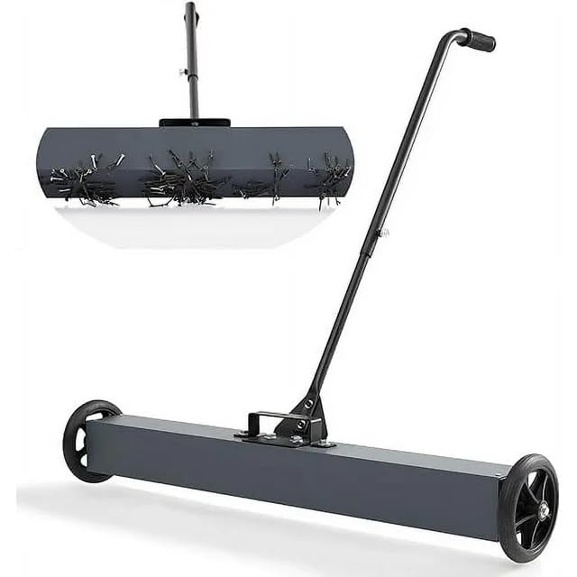 Magnetic Sweeper 36'' Rolling Magnetic Sweeper with Wheels and ...