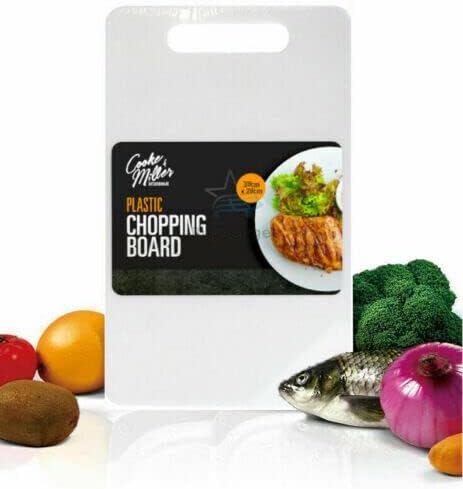 Buystarget White Large Plastic Chopping Board Baking Kitchen Cutting ...