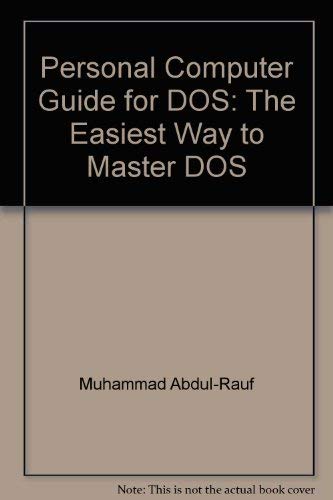 Amazon | PC Guide for Dos/Book and Video | Muhammad Abdul-Rauf ...