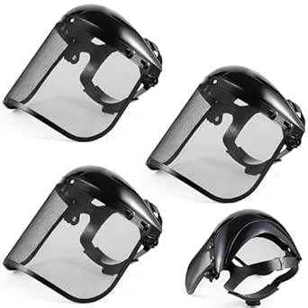 Amazon.com : Copkim 3 Pack Safety Face Mask Shield for Grinding Clear ...