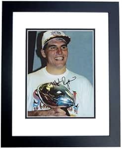 Autographed Mark Rypien Photo - 8x10 Super Bowl Trophy BLACK CUSTOM ...