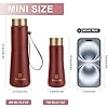 Amazon.com: Small Thermo Bottle Slim Mini Vacuum Insulated Water Bottle ...