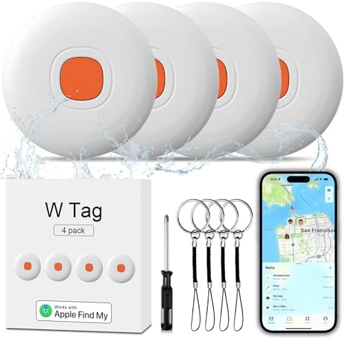 Amazon.com: Air Tracker Air 4 Pack Tag Tracker Tag,IP68 Waterproof Smart Tag Locator Keys Finder ...