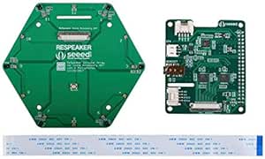Seeed Studios ReSpeaker 4-Mic Linear Array Kit for Raspberry Pi : Amazon.fr: Informatique