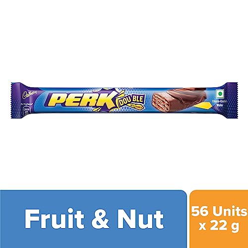 Cadbury Perk Double Chocolate Coated Wafer, 650 Grams (Pack Of 56 ...