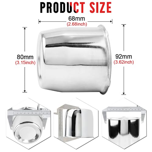 Snapklik.com : RTrhinoTuning 4PCS 3.15 80mm Push Through Center Caps ...