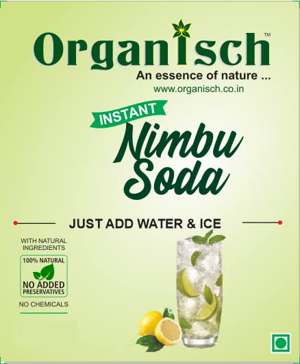Organisch Nimbu Soda Premix (50 gm) - Instant Premix Mix Powder, Energy ...