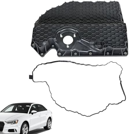 Amazon.com: TJHSM Lower Engine Oil Pan Plastic with Drain Plug ...