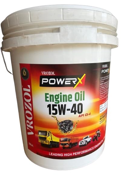 VROZOL POWER - X 15W40 ENGINE OIL, 20 LTR : Amazon.in: Car & Motorbike