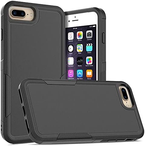 Amazon.com: IDYStar for iPhone 8 Plus Case for Men,Hybrid Drop Test ...