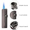 Amazon.com: Triple Jet Torch Lighter Cigar Lighter Triple Jet Flame ...
