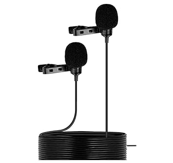 Maizic Smarthome Smart Studio Dual-Head Microphone Lapel Clip-on ...