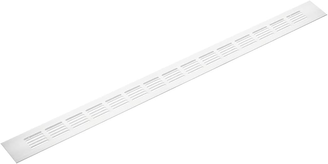 sourcing map Rectangle Shape Ventilation Grille Aluminum Alloy Louvered ...