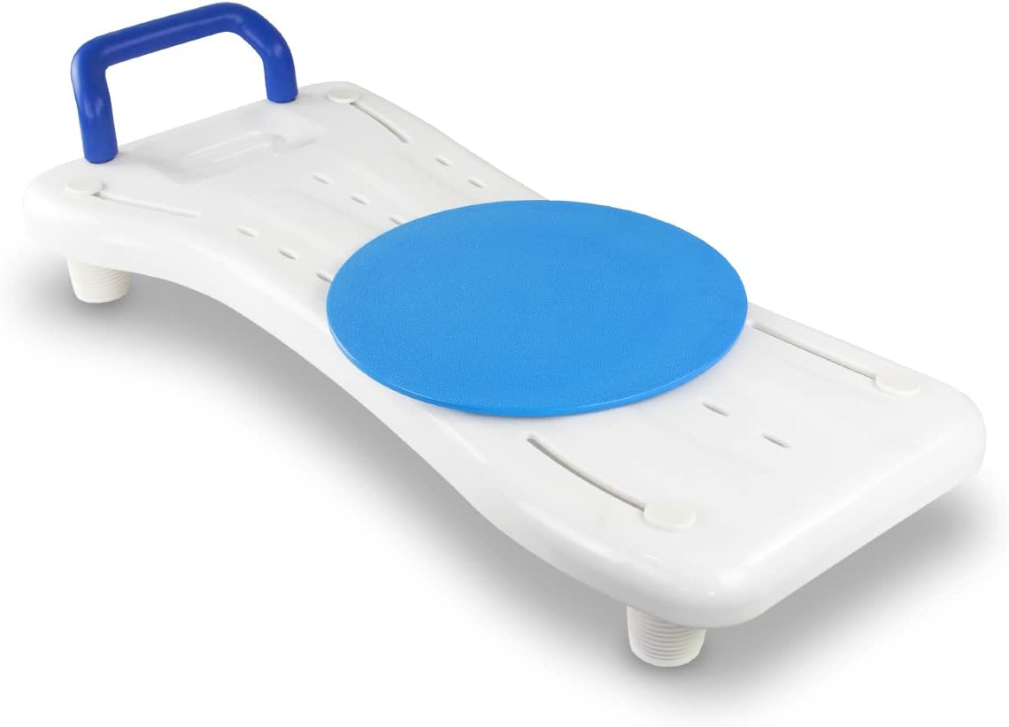Aidapt White Width Adjustable Easy Clean Bath and Transfer Board with ...