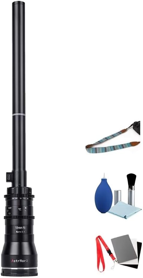 Amazon.com: AstrHori 18mm F8 APS-C Frame 2X Macro Probe Lens Specialty ...
