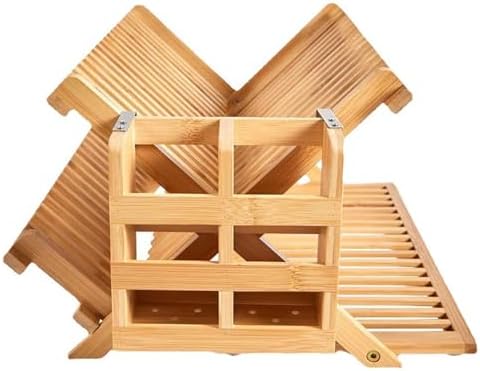 Amazon.com - Totally Bamboo Eco Collapsible Dish Drying Rack, Natural ...