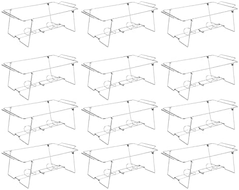 Amazon.com: YIYIBYUS Foldable Chafing Wire Rack Buffet Stand - 12 Pack ...
