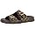 Amazon.com | Guess Men's Veribno Slide, Dark Brown Logo Multi 200, 7 ...