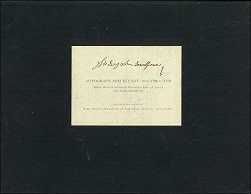 Amazon.com: Ludwig van Beethoven: Autograph Miscellany from circa 1786 ...