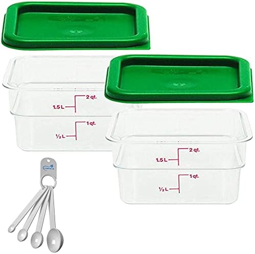 Amazon.com: Cambro Food Storage Containers with Lids (BPA-Free) - 2 and ...