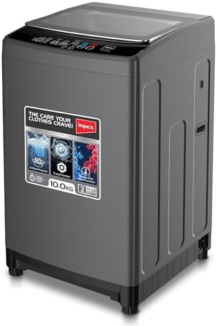 Impex 10Kg Fully Automatic Top Load Washing Machine,10 Wash Program ...