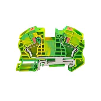1 Pc PT-16-PE Din Rail Terminal Block Push in Spring Screwless Feed ...
