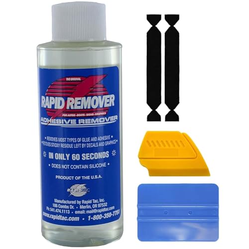 Rapid Remover Adhesive Remover 4oz for Quick and Non-Damaging Adhesive ...