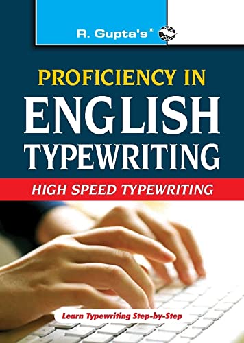 Proficiency in English Typewriting eBook : RPH Editorial Board: Amazon ...