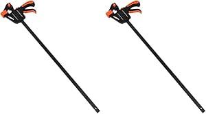 Amazon | E-Value クイックバークランプ ERC-600M 素早く簡単に固定 奥行21×高さ78×幅3.5cm (× 2) | L・Fクランプ