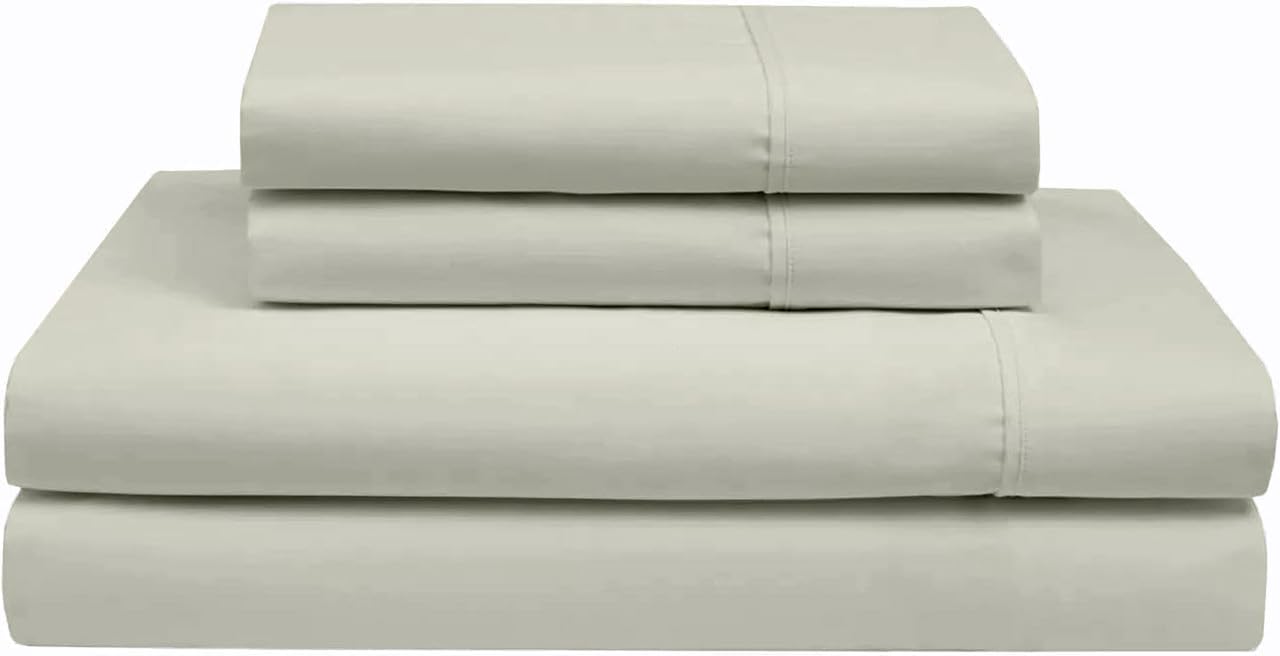 Amazon.com: Rajlinen Queen Size Giza Cotton Sheets Set – 100% Certified Giza Egyptian Cotton, 4 ...