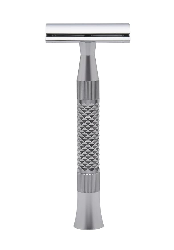 Pearl Shaving Blaze Double Edge Safety Razor for Men - Reusable Metal ...