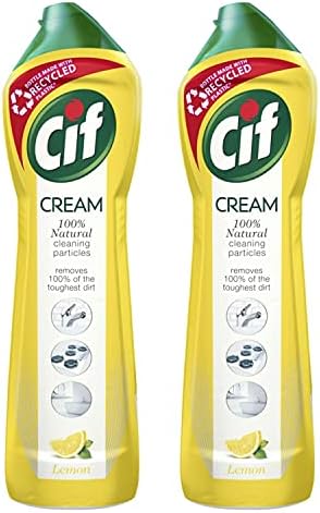 CIF Cream Lemon with Microparticles (Pack of 2) : Amazon.co.uk: Grocery