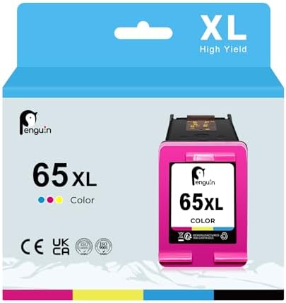 Amazon.com: Penguin 65XL Ink Cartridges for HP Printers DeskJet 3755 ...