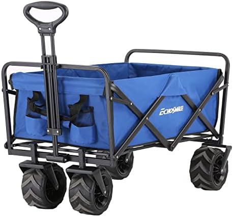 Amazon.com : Wagons Carts Foldable, Collapsible Wagon with All Terrain ...
