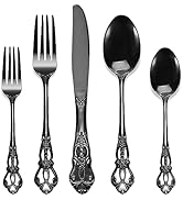 Amazon.com | PUREAIN Silverware Set, 30 Pieces Retro Royal Silverware ...