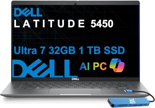 Dell Latitude 5450 Business Laptop (14" FHD IPS, Intel 12-Core Ultra 7 ...