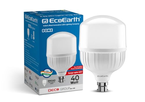 EcoEarth Dome LED High Wattage Bulb with Elegant Design | 40W | E27 ...
