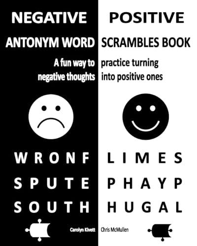 Negative/Positive Antonym Word Scrambles Book: A fun way to practice ...