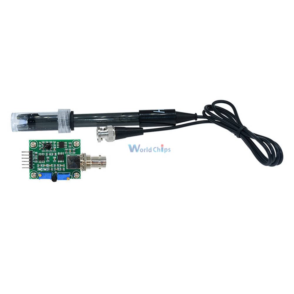 Buy Liquid Ph Value Detection Detect Sensor Module Monitoring Control Board For Arduino Bnc