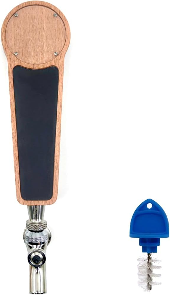 Amazon.com: 1 PCS Circle Wooden keg tap handle chalkboard, the logo can ...