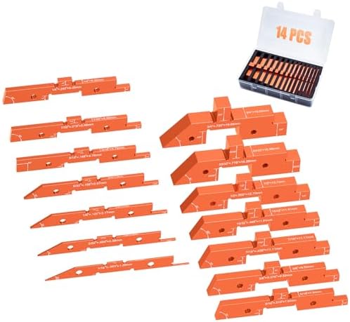 Neitra Router Table Setup Blocks Woodworking - 14pcs Aluminum Alloy ...