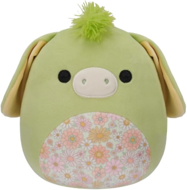 Amazon.com: Squishmallows SQCR05390 7.5 Inch Juniper Donkey Add Squad ...