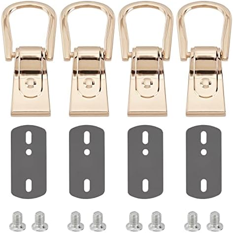 WADORN 4 Sets Metal Side Clip Hardware for Bag, Purse Suspension Clasp ...