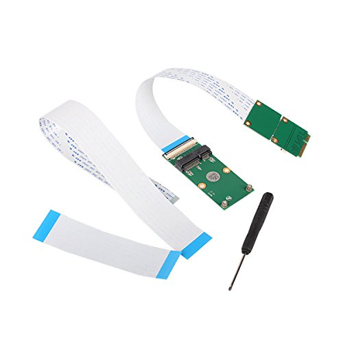 Mini PCI-e PCI Express 52-pin Card Extender Extension Cable + FFC Cable ...