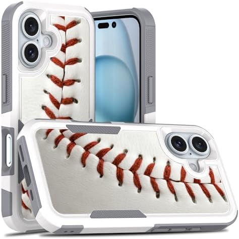 Amazon.com: Candykisscase Case for iPhone 16, Baseball Sports Pattern ...