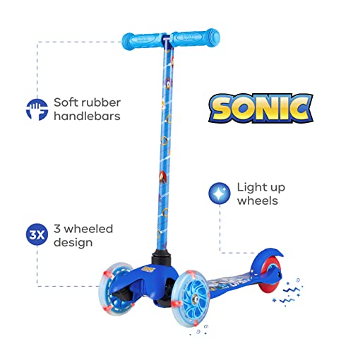Snapklik.com : Sakar Sonic The Hedgehog Light Up Self Balancing Scooter ...